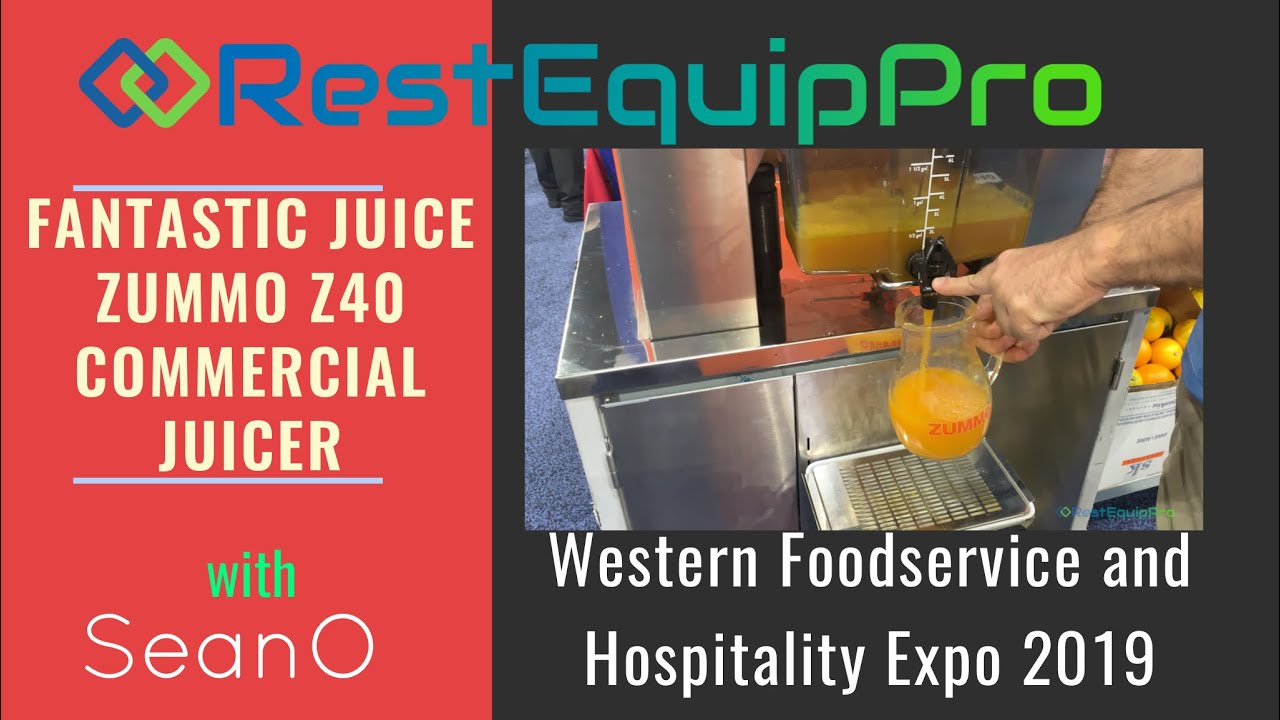 Fantastic Juice Zummo Z 40 Commercial Juice Machine - YouTube