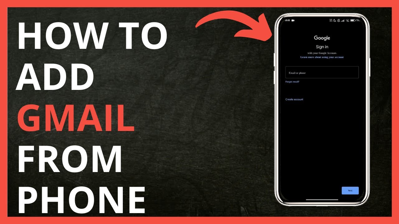 How To Add Gmail From Phone in 2024 - YouTube