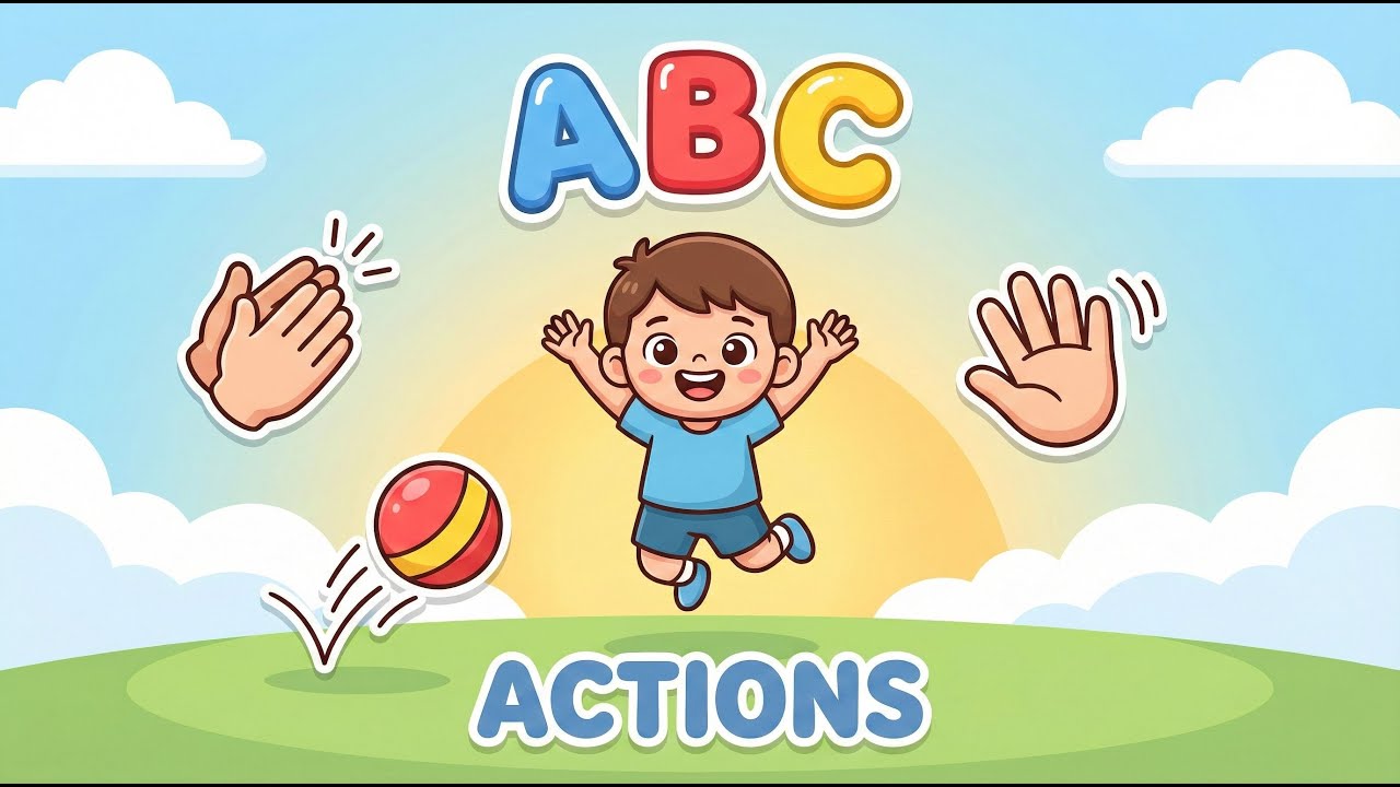 ABC Actions 🤸‍♂️ | Learn Alphabet with Fun Movements | Move & Learn ABC ...