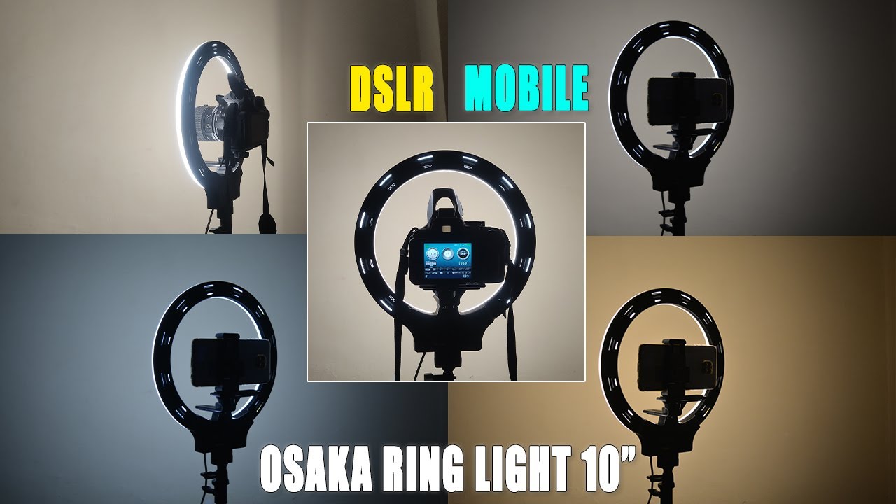 Osaka 10 Inches Big LED Ring Light | Unboxing | Review | Setup ...