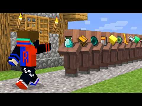Minecraft but Villagers Beat the game for you