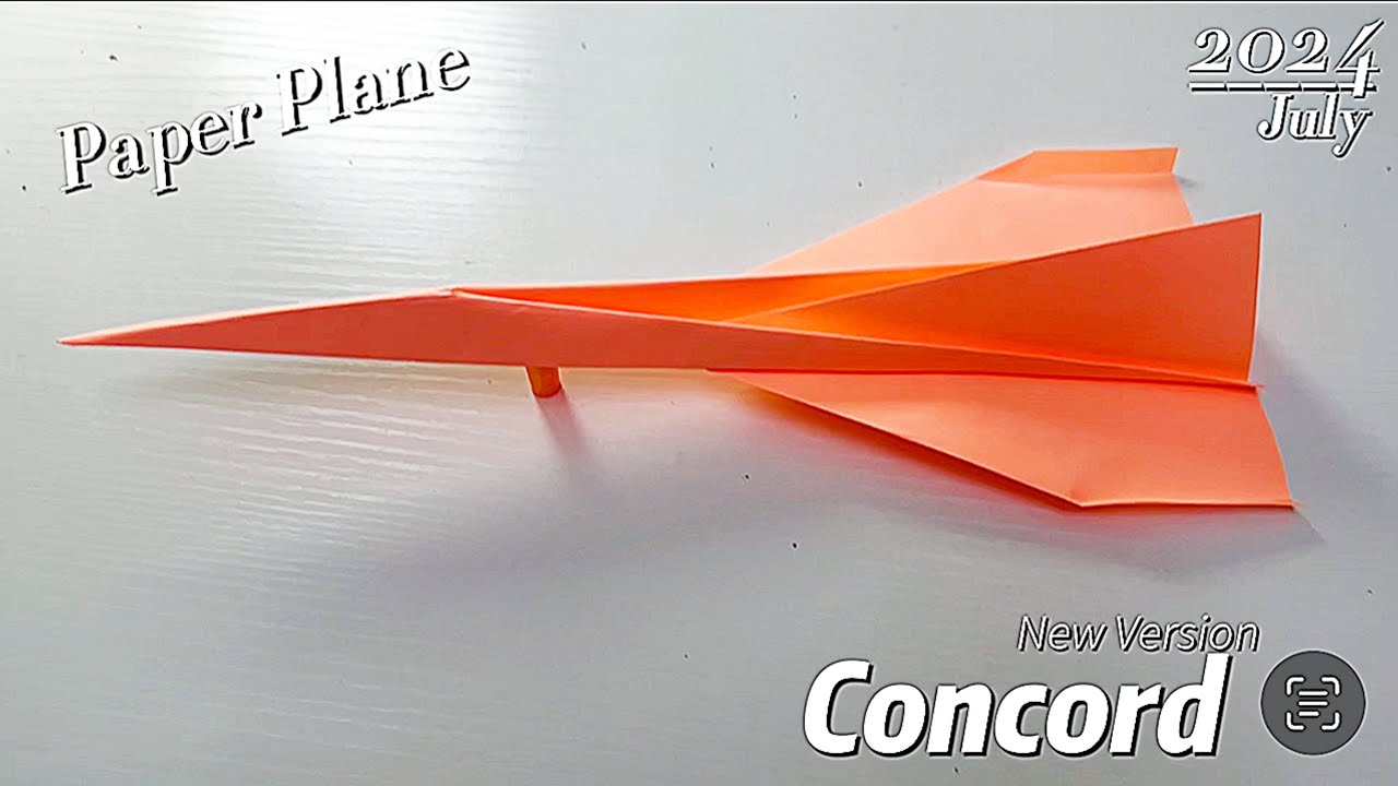 DIY Origami Paper Airplane That Flies Far | Best Origami Jet Paper ...