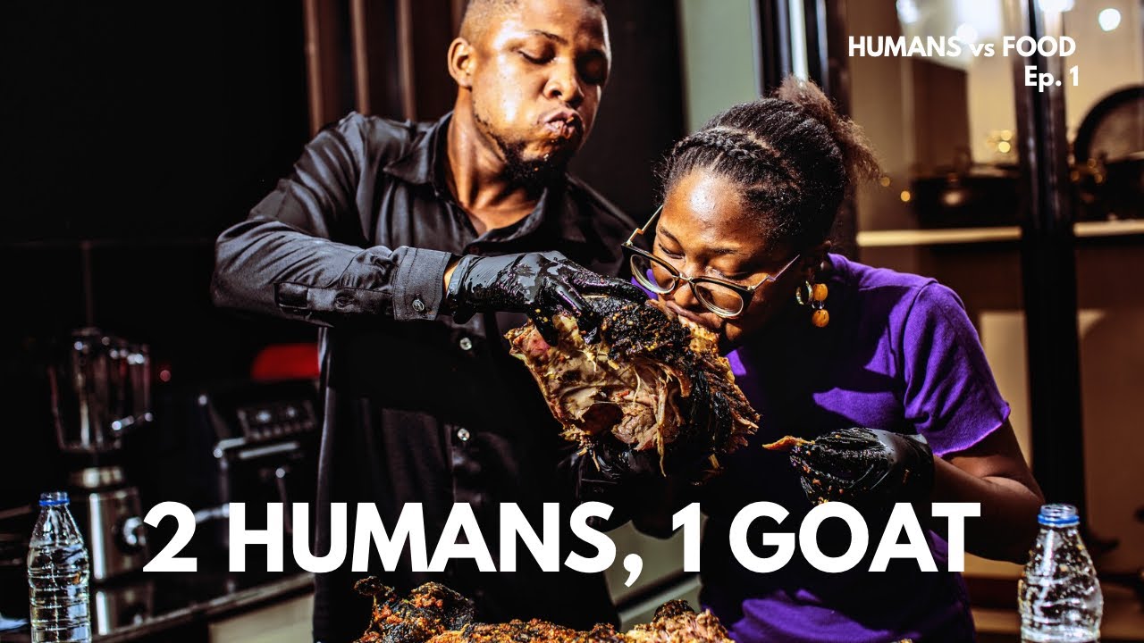 Can 2 Humans finish a whole Goat in 10 minutes? | humans vs food ...