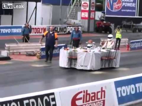 Table Drag Racing - YouTube