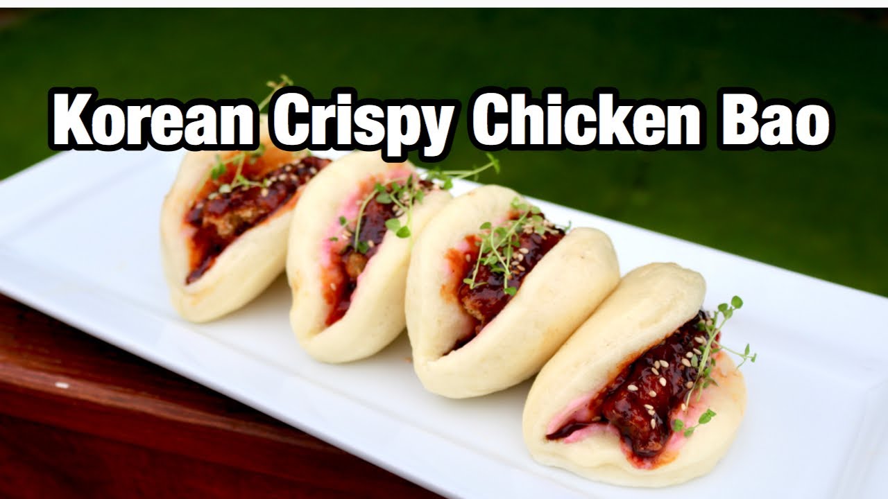 Korean Crispy Chicken Bao - YouTube
