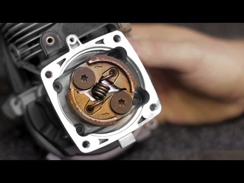 How to Install the Cooling Clutch Plate to an RC Engine - YouTube
