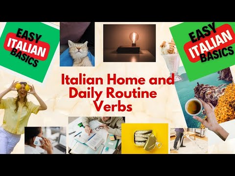 Italian Home and Daily Routine Verbs #italianforbeginners # ...