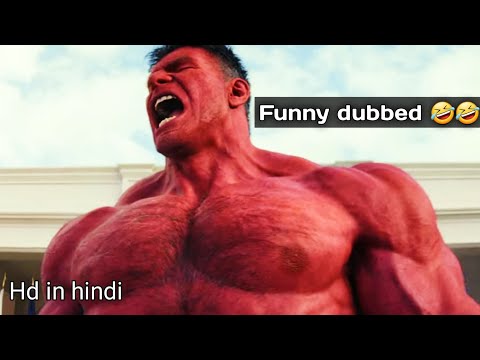 The red hulk new movie clip Funny dubbed in hindi / urdu | Aik baar dekho maza ajaye ga