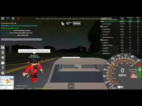 police pull over me for speeding in roblox - YouTube