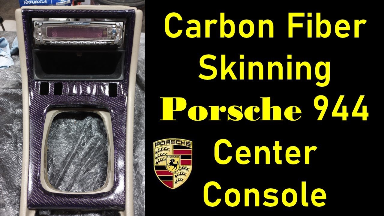 Carbon Fiber Skinning (Wrapping) Porsche 944 Center Console Finisher ...