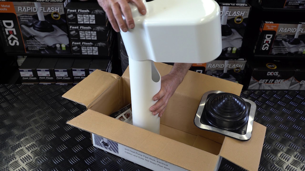 Deks Top Hat Roof Kit 110mm (4.25") - YouTube