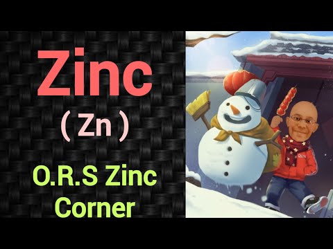 Zinc | ORS Zinc corner | PSM lecture | Community Medicine lecture ...