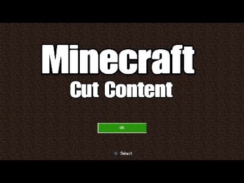 Minecraft Cut Content - YouTube