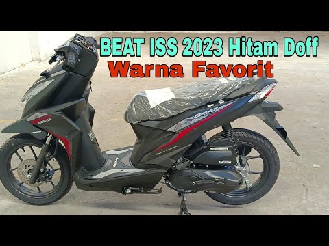 BEAT CBS ISS 2023 Hitam Doff // Motor Honda Beat 2023 Terbaru Di ...