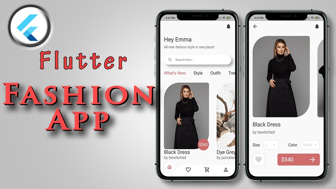 Fashion App - Speed Code - Flutter UI Fashion App - Speed Code - Flutter UI