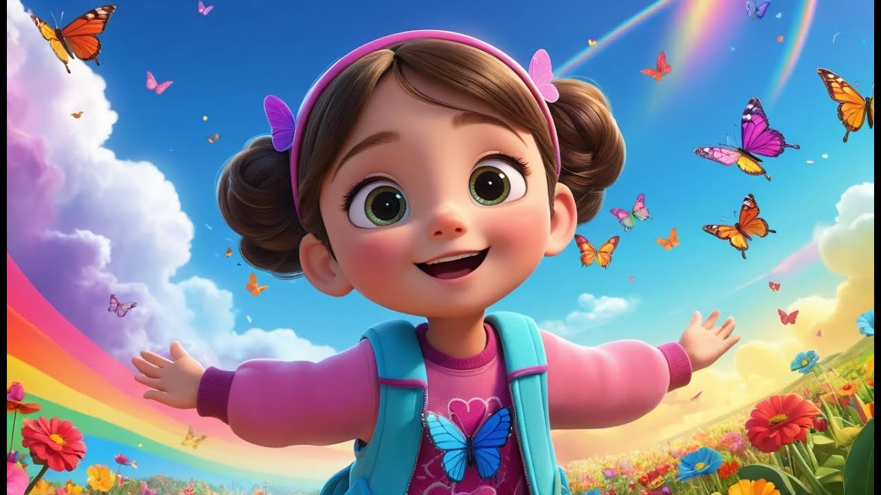 Baby Butterfly, Fly Fly Fly Rhyme Song | Popular Nursery Rhyme ...