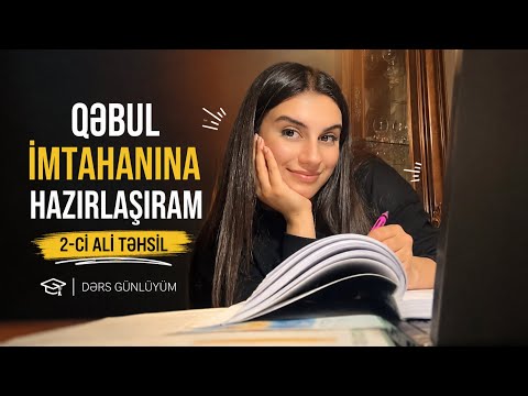 DƏRS VLOGU | İmtahana hazırlıq, yoruldum🥲