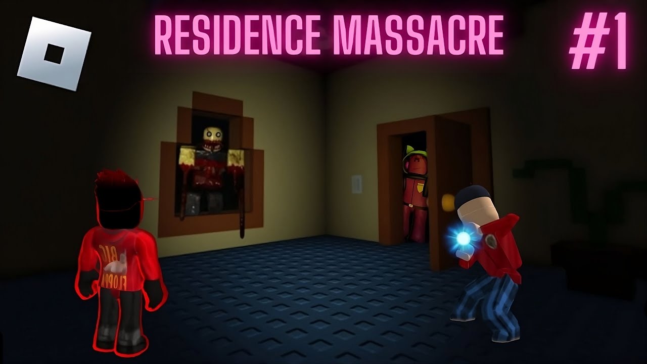 Roblox - Residence Massacre - Can he go upstairs?! - YouTube