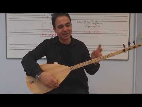 24.DERS.Geçti Dost Kervanı,,《Önemli Bölüm》Karar Kısmi,Vurma Ve Sıyırma Tezene..Bağlama Düzeni,,