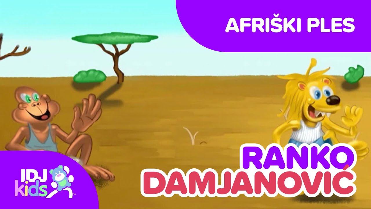 AFRIŠKI PLES // RISANKA // @IDJKidsSI @RankoDamjanovic - YouTube