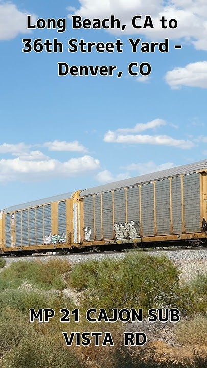 UP 2697 EB ZLBDV Long Beach, CA to 36th Street Yard Denver, CO 8-30-2024 - YouTube