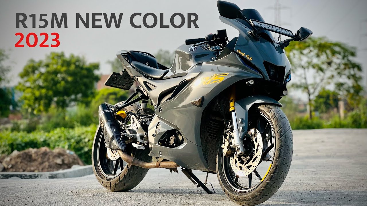 FINALLY 2023 YAMAHA R15M NEW COLOR AA HI GAYA…😈😈 - YouTube