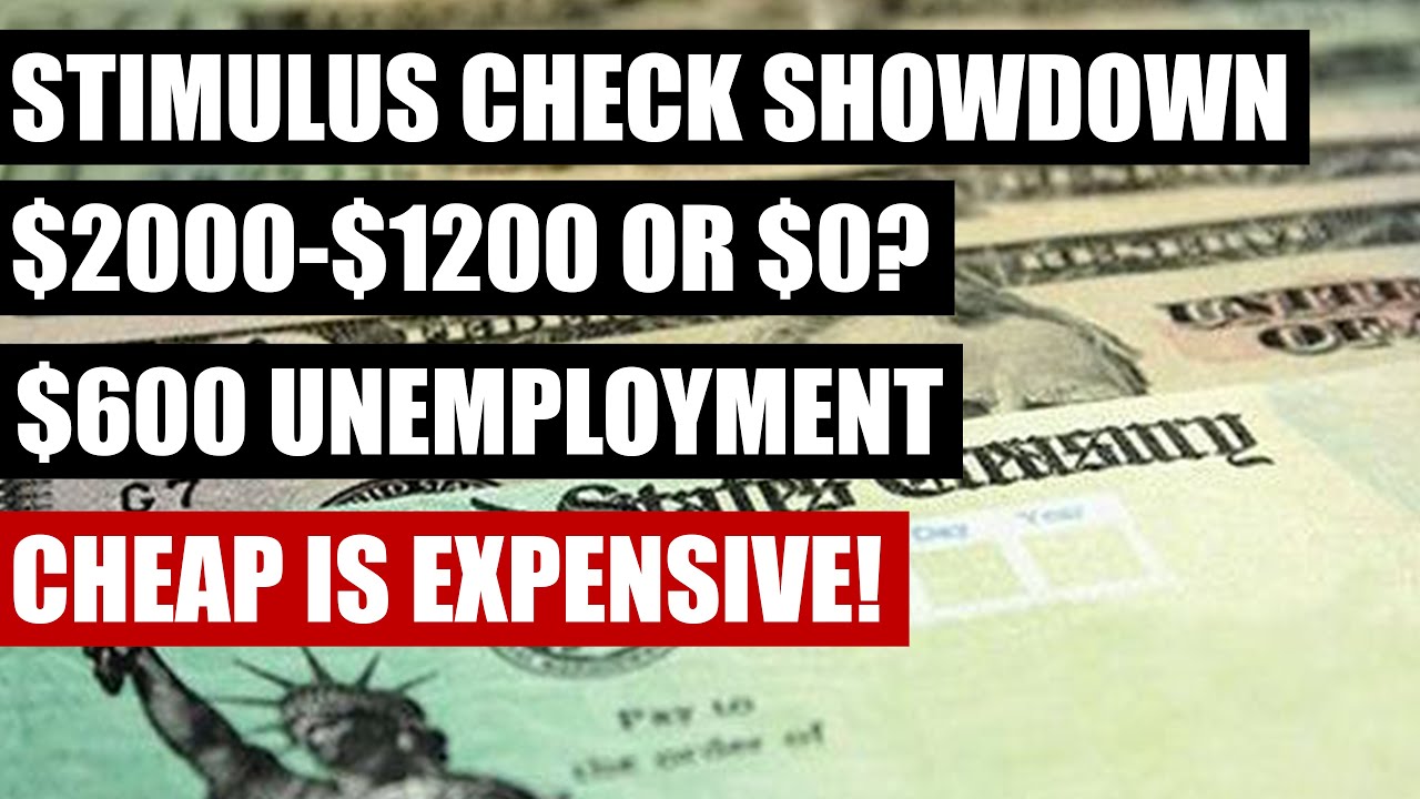 Second Stimulus Check Update and Stimulus Package Showdown Begins - YouTube