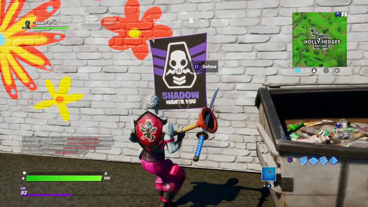 Deface GHOST or SHADOW Recruitment Posters Location - Fortnite Battle ...