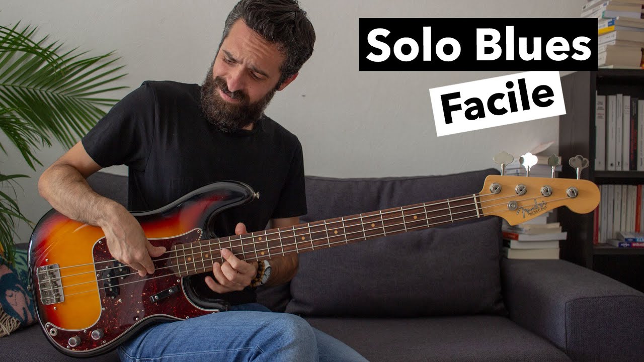 Solo Blues Facile 🎸cours De Basse Débutants Youtube