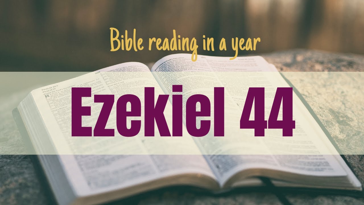Ezekiel 44 #bible #ezekiel #kingjamesversion - YouTube
