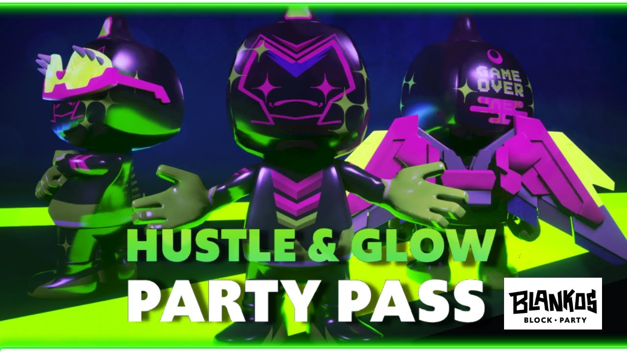THE HUSTLE AND GLOW PARTY PASS IS HERE! | Major UI Update | Blankos ...