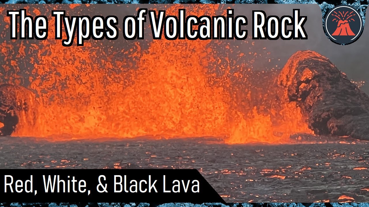 The Types of Lava at Volcanoes - YouTube