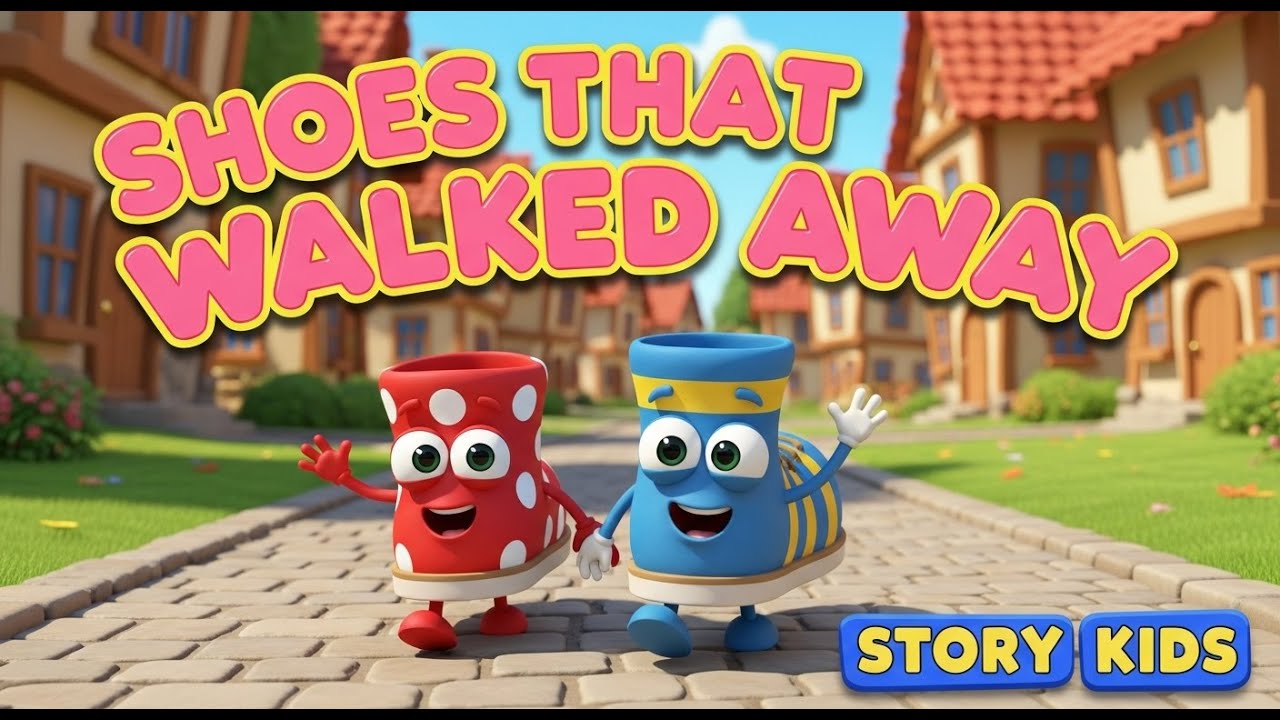 Shoes That Walked Away 👟 | Magical Cartoon Story in English for Kids ...