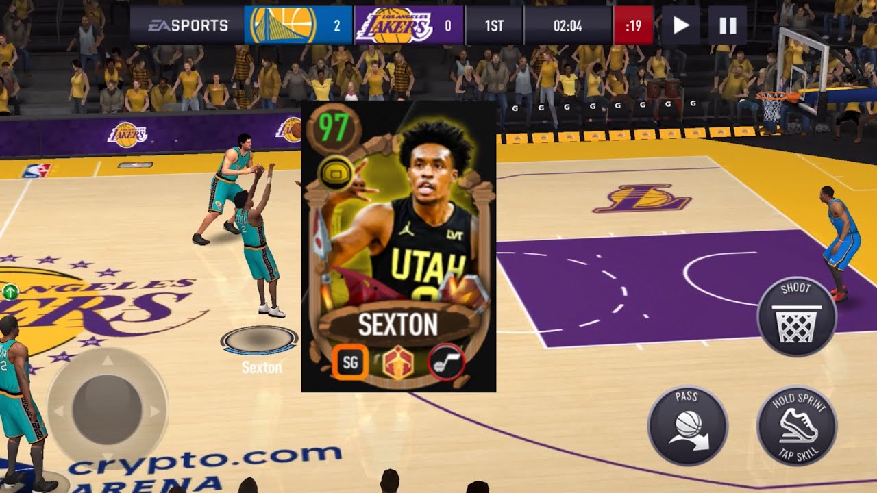 He’s Good! 94 ovr Gladiators Master Collin Sexton Gameplay NBA LIVE ...
