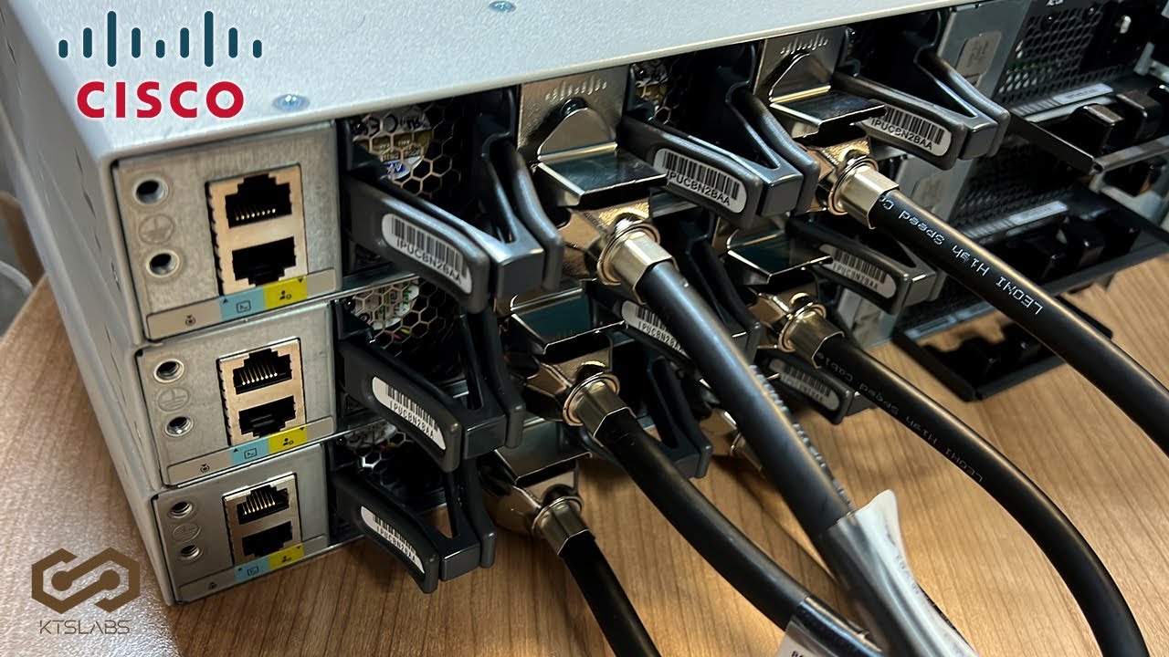 Stacking Cisco Catalyst 9300L YouTube