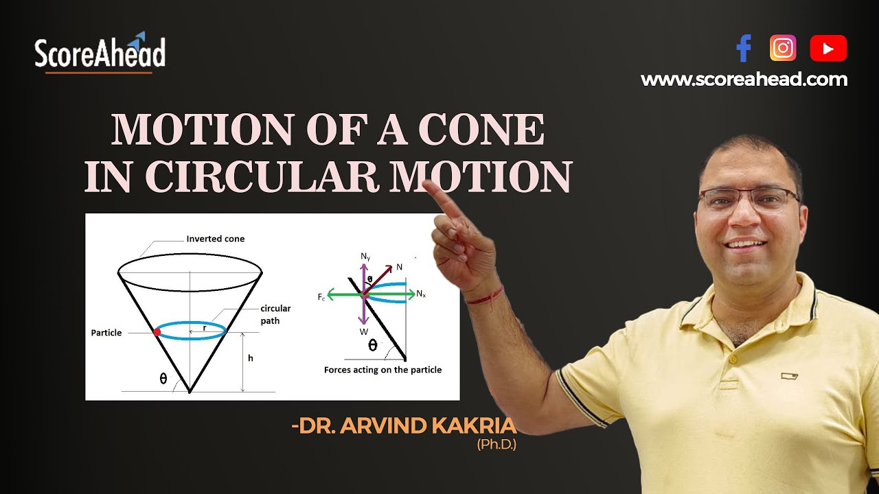 4 Motion of cone in circular motion - YouTube