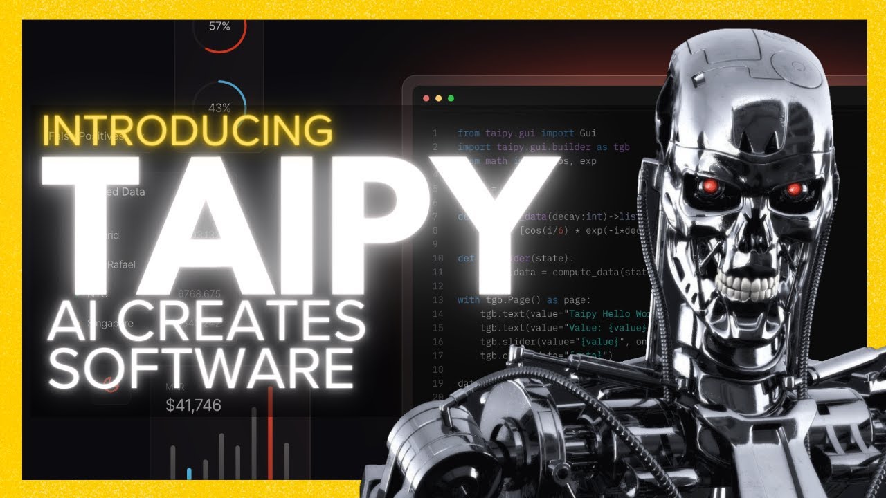 Taipy Create Production Grade Web Applications Elevating Ai And Data Workflows Youtube