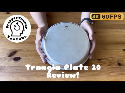 Trangia Plate/Tallrik 20 review! Perfect plate for the Trangia 25!