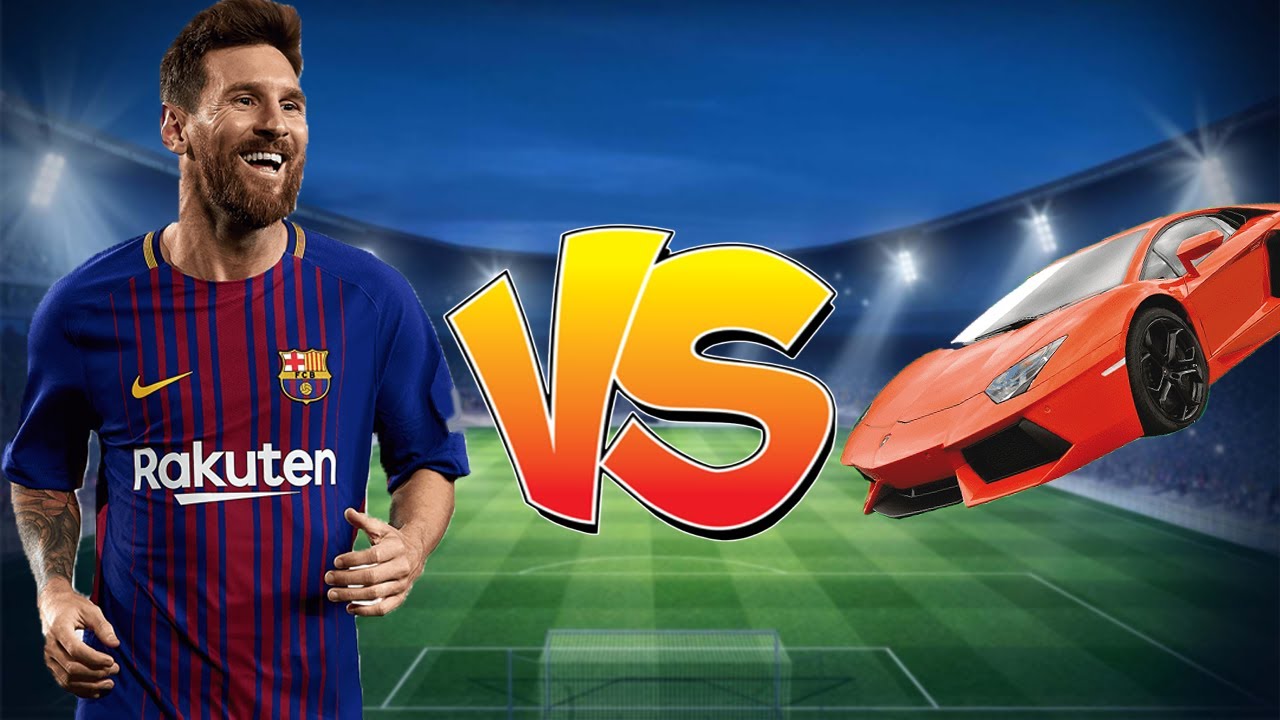 😰Messi VS Lamborghini - YouTube