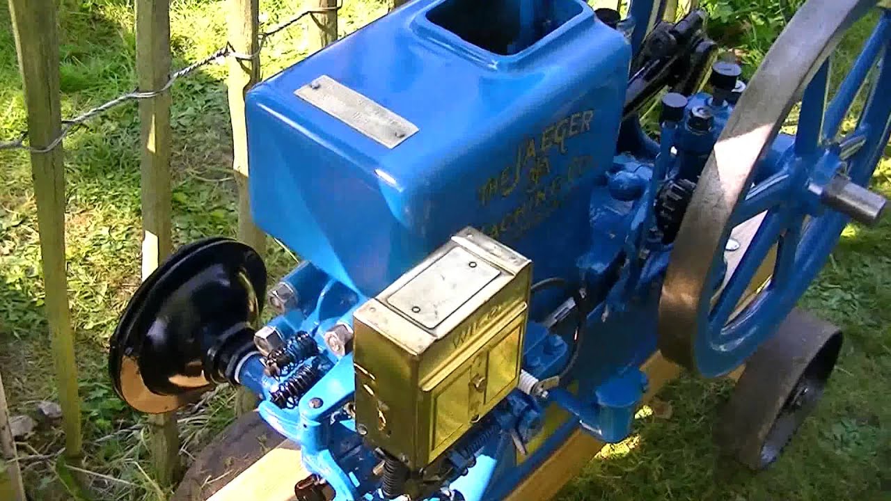 1926 Jaeger Engine - YouTube