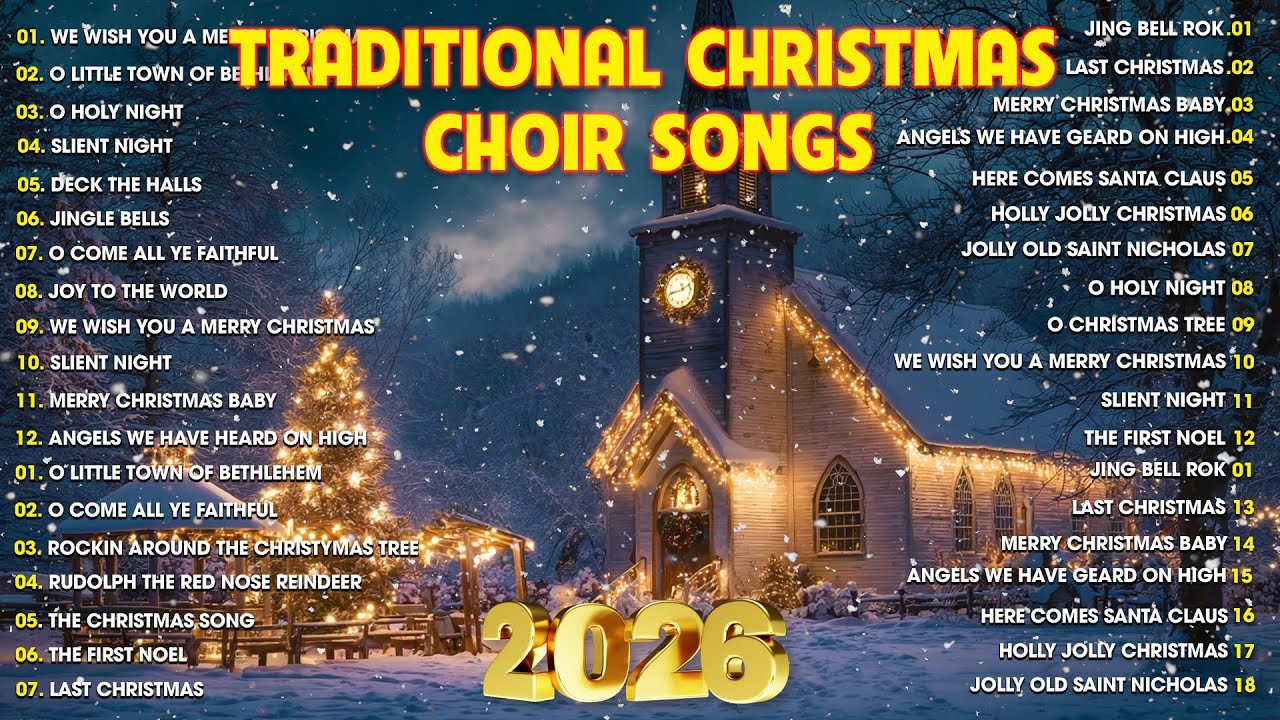 Traditional Christmas Choir Songs Orchestral Carols & Peaceful Ambience ...