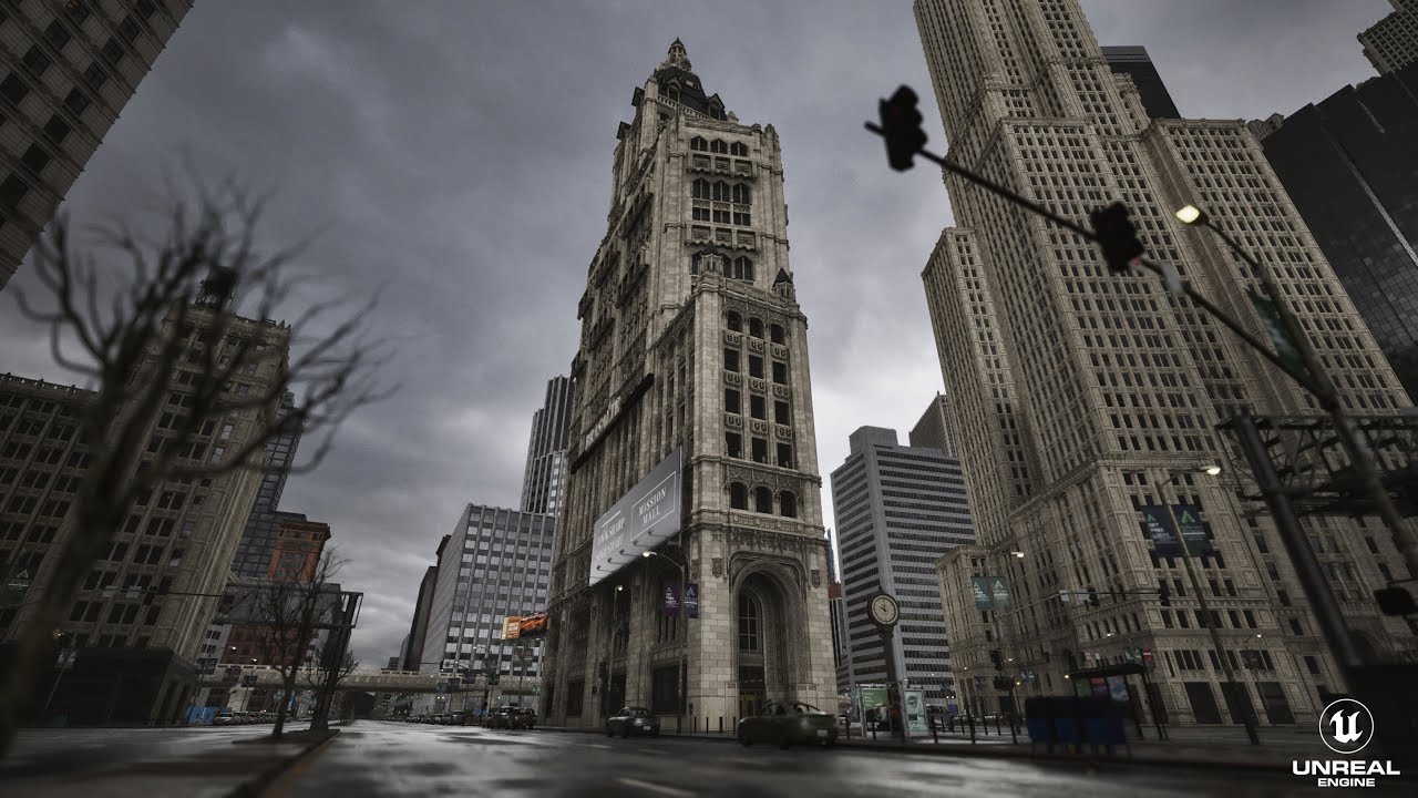 Walking in New York Unreal Engine 5.3 Lumen Nanite RTX4090 - YouTube