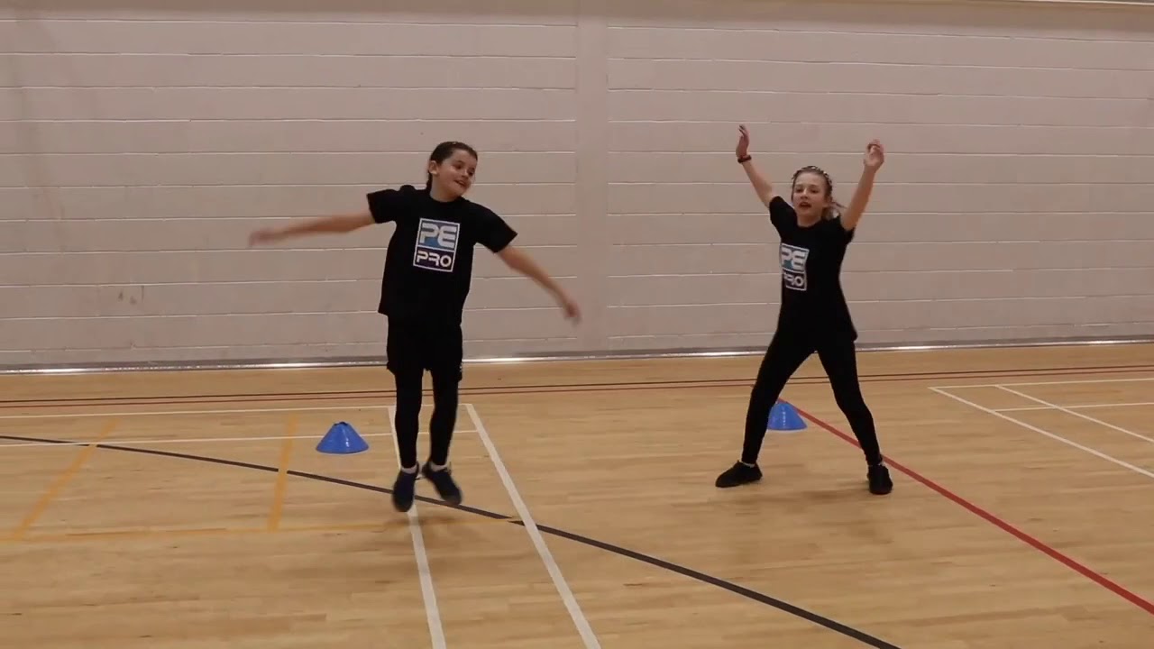Multi-skills PE Warm up Activity- Cat and Mouse - YouTube