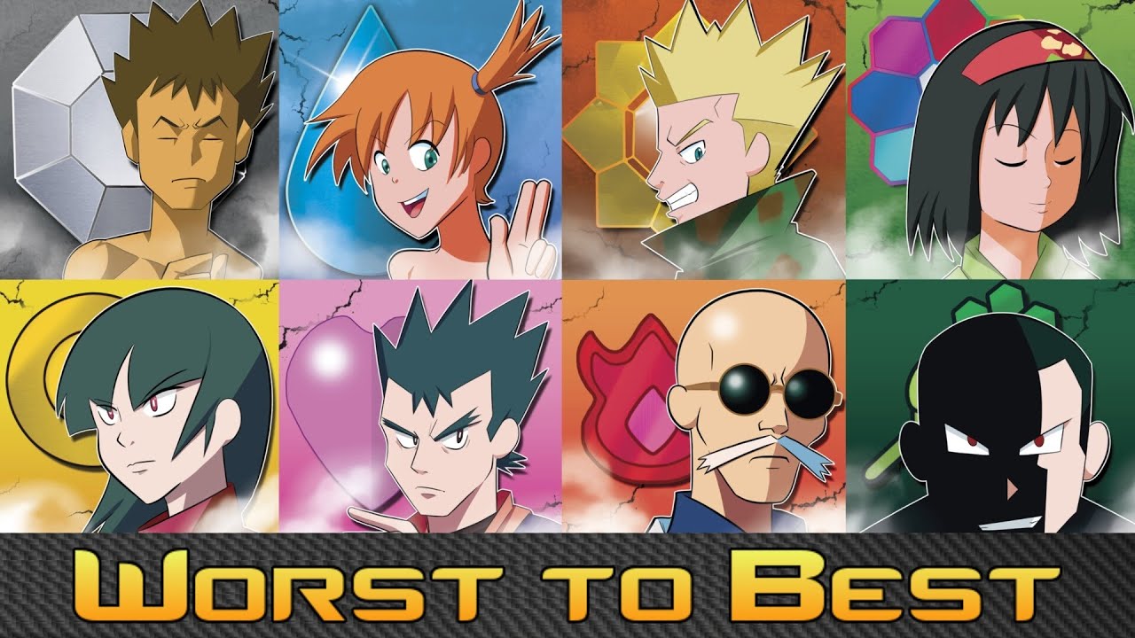 Pokemon Gym Leaders Kanto Pokémon: Every Grass Type Gym Leader In The