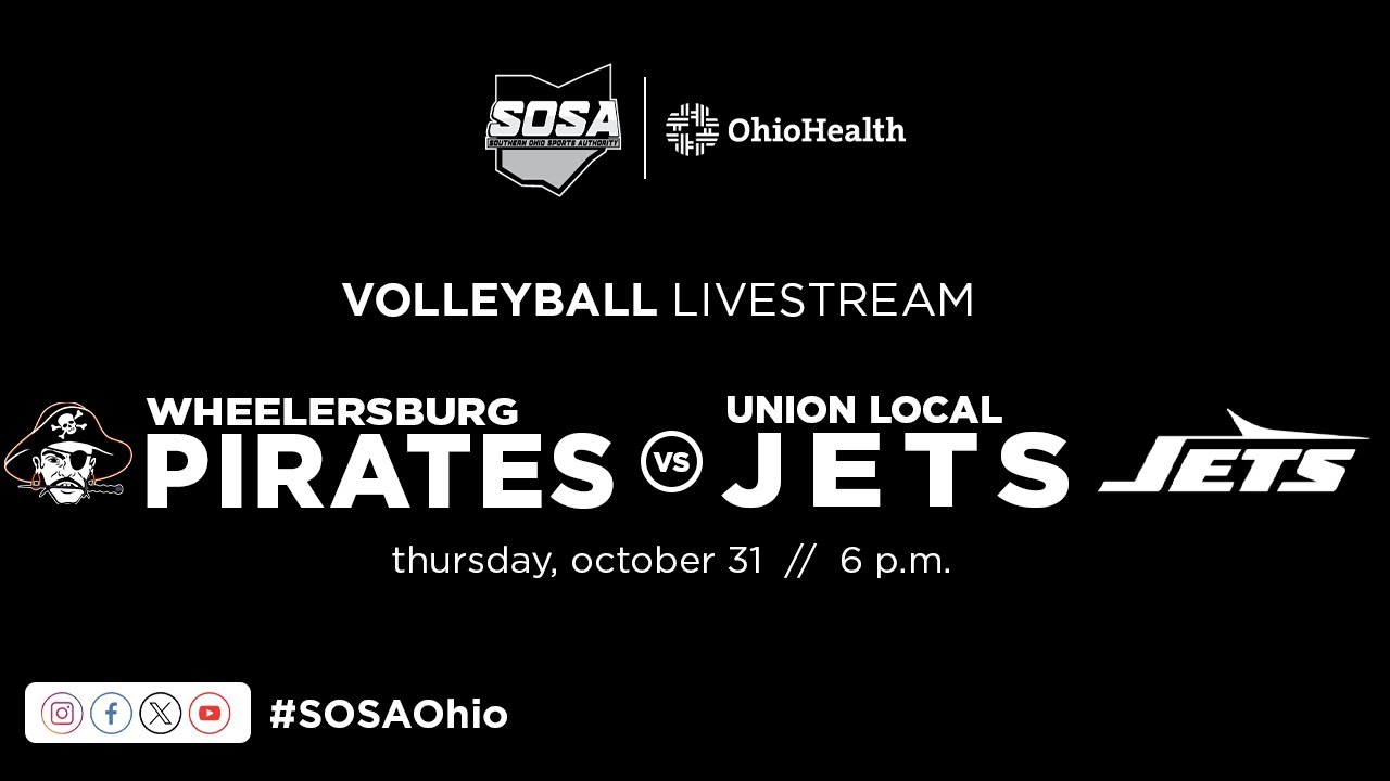 LIVE - Volleyball Regional Semifinal: Wheelersburg Pirates vs Union ...