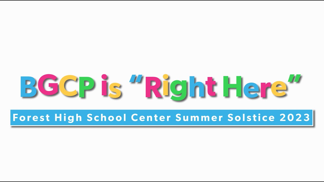 BGCP will always be "Right Here" - YouTube