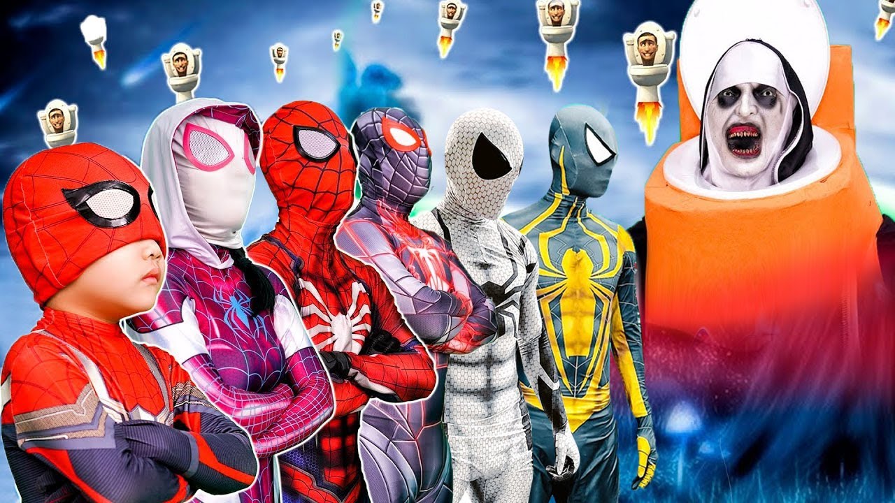 PRO SUPERHERO TEAM & FAKE Spider-Man ||Hey KID Spider-man, Who is the ...