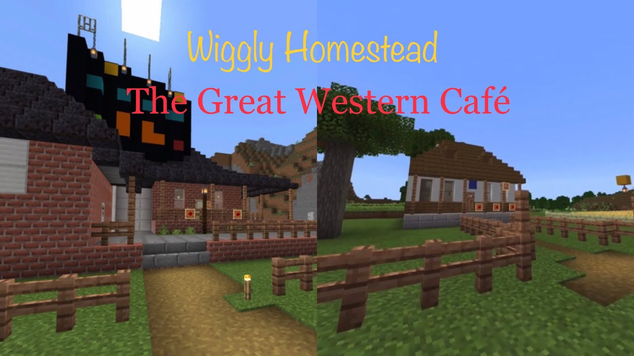 The Great Western Café and Wiggly Homestead in Minecraft | The Wiggles ...