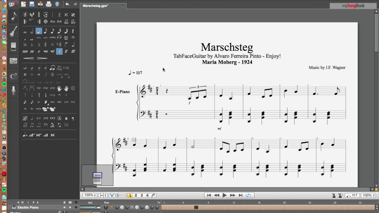 Maria Moberg - Marschsteg - 1924 - Enjoy! - YouTube