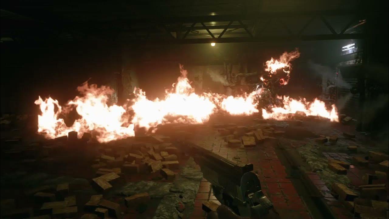 Resident Evil Village Sturm Boss Fight Village of Shadows - YouTube